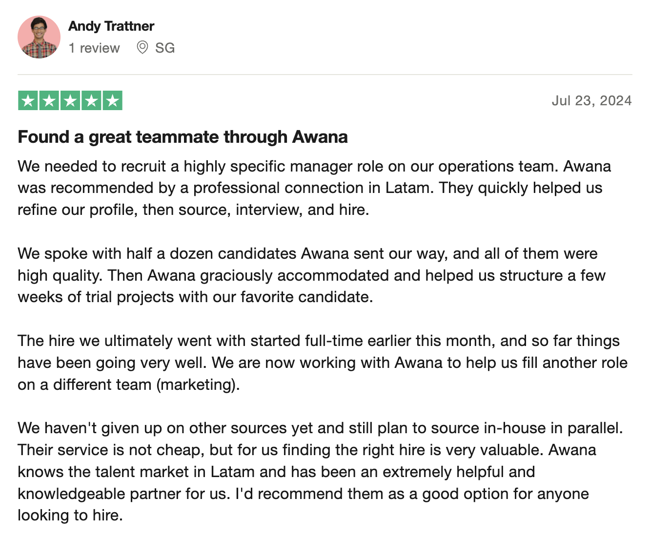 Awana: Technical Recruiters in Latin America | About Us